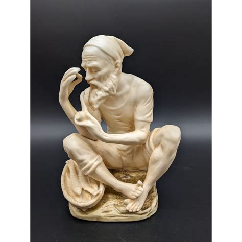 Norcrest Fisherman Figurine Fishing Sitting Smoking Pipe Porcelain Etsy