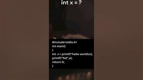 1 Interview Question C Programming Language Input And Ouput Questioncode Interview Viral