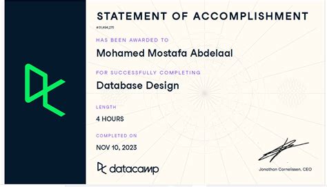 Mohamed Mostafa On Linkedin Dataanalysts Database Datacamp