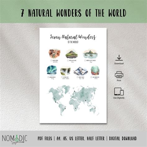 7 Natural Wonders Of The World Seven World Wonders Bucket List Seven