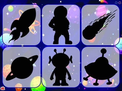 Space Theme Classroom Shadow Activities