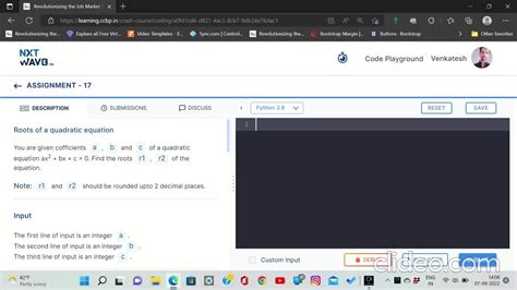 Venkatesh N On Linkedin Ccbpian Python Nxtwave Ccbp
