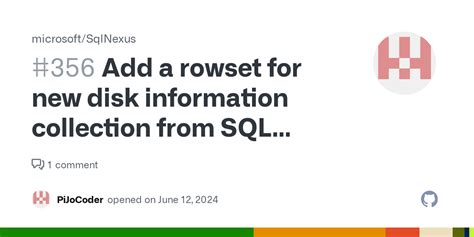 Add A Rowset For New Disk Information Collection From SQL Logscout Issue Microsoft