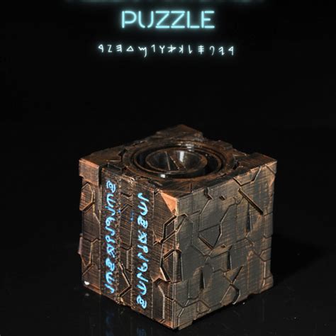 3d Printable Alien Artifact Puzzle By Stlflix