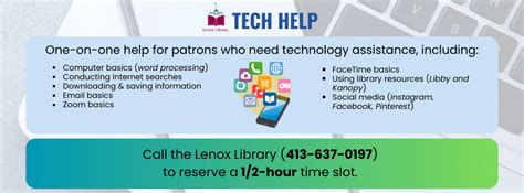 Tech Help Lenox Library