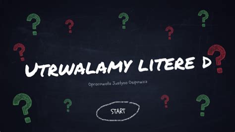 Utrwalamy Litere T Genially