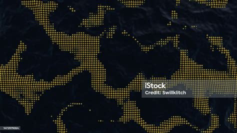 물 표면 위에 황금 격자가있는 추상적 인 비즈니스 과학 또는 기술 배경 3d 일러스트 레이 션 0명에 대한 스톡 사진 및 기타