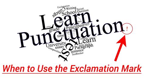 when to use exclamation mark punctuation tips youtube
