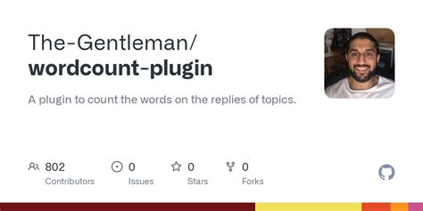 Github The Gentlemanwordcount Plugin A Plugin To Count The Words On