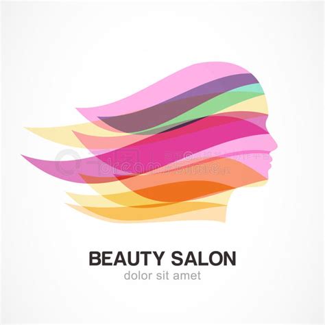 美丽的高清图片 美丽的女孩剪影，五颜六色的流发。 摘要 美丽的女孩剪影，五颜六色的流发。 摘要图片免费下载 5156657678 千图网pro