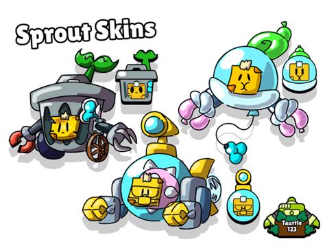 Art Skin Ideas For Sprout Rbrawlstars