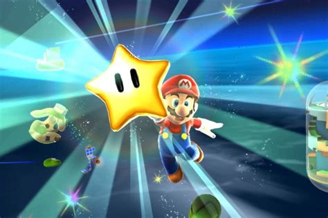 Mario Galaxy Stars Background