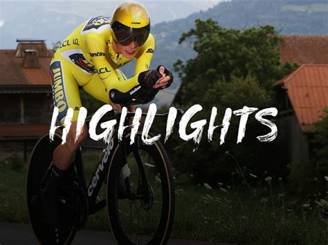 Tour De France Highlights Zeitfahren Vingegaard Liefert Sein