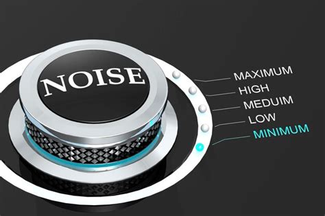 premium photo turn the knob to minimum for noise level