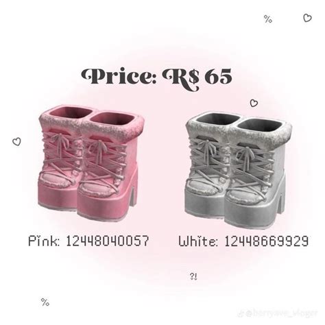 Berry Avenue Code From Tiktok Boots Boots Code Pink Boots Outfit Pink Fur Boots