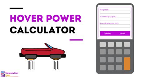 Hover Power Calculator Online