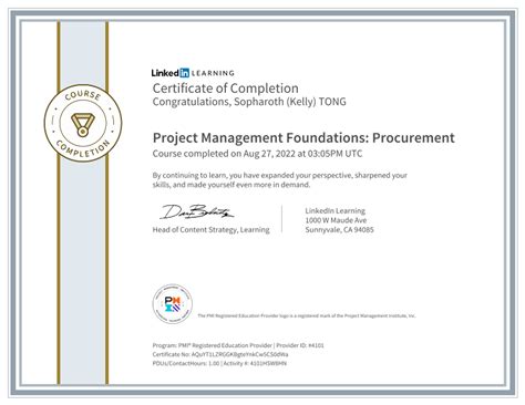 Sopharoth Kelly Tong On Linkedin Certificate Of Completion