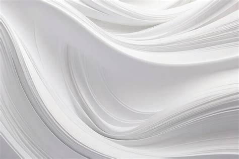 Premium Photo Abstract White Dynamic Waves Background Stock Illustration