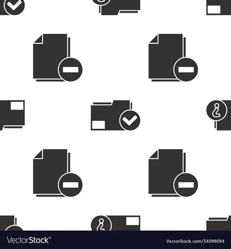 Set Unknown Document Folder Document Folder Vector Image