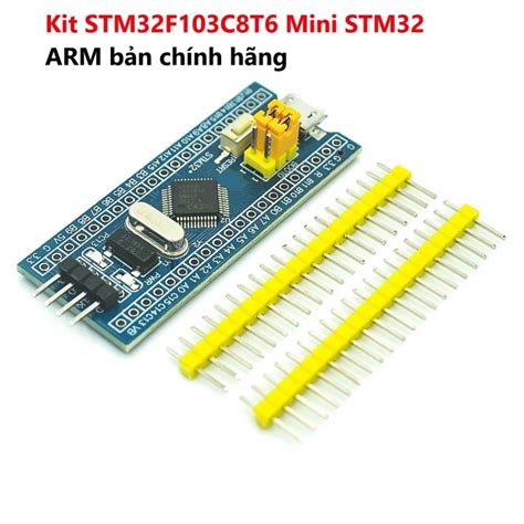 Kit Stm32f103c8t6 Chính Hãng Thường Mạch Nạp St Link V2 Stm8 Stm32 Dây Kết Nối Usb A Micro
