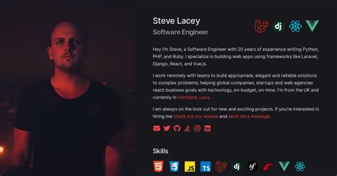 Steve Lacey Software Engineer