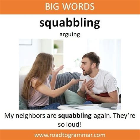 Squabbling Ingilizce Söz Dağarcığı Yabancı Dil Ingilizce Dilbilgisi