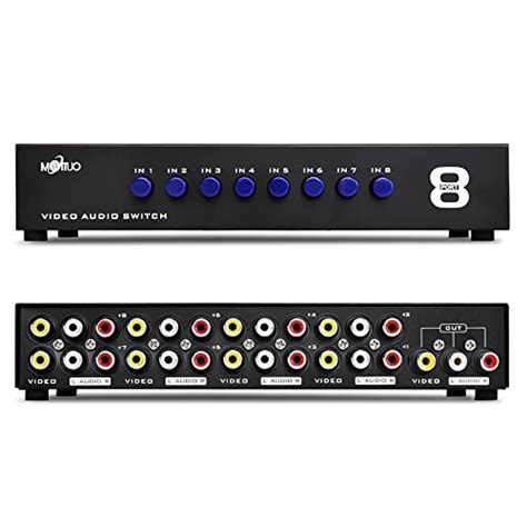 buy tnp av switch box switcher selector 8 input 1 output 8 way port