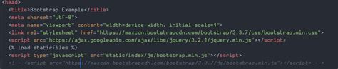 Javascript Downloaded Boostrapminjs Does Not Work In Django