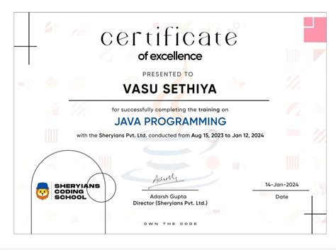 vasu sethiya on linkedin javaprogramming codingjourney