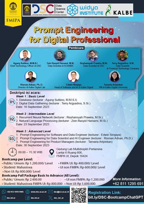 Data Science Center Universitas Indonesia On Linkedin Bootcamp