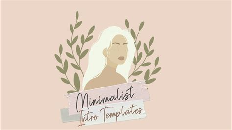 Minimalist Intro Templates Vlog Intros Simple And Clean Intro Free To Use YouTube