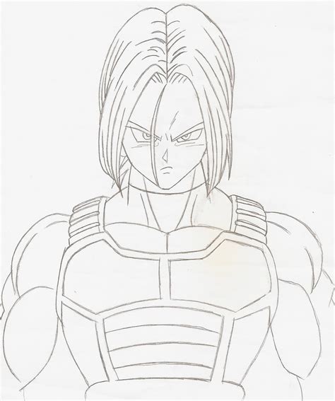 Future Trunks Drawing At John Cargill Blog