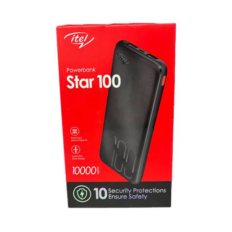 Itel Super Slim Mah Dual Input Powerbank Star Black Garage Sales Zimbabwe