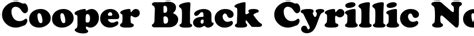 Cooper Black Font Download Free For Desktop And Webfont
