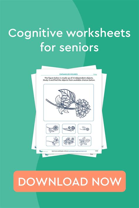 Worksheet Activities For Seniors