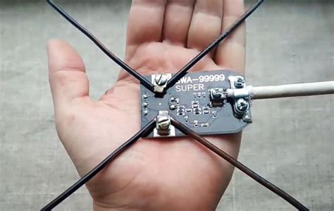 Антенна из кабеля как сделать комнатную антенну для цифрового тв