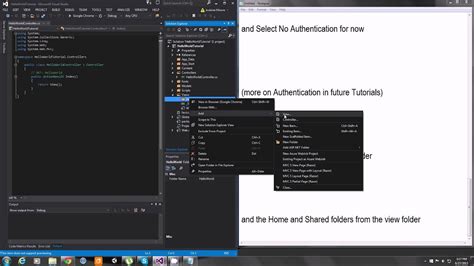 How To Display A Message In C Using Mvc Net Hello World Tutorial