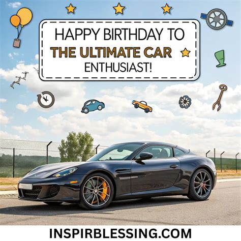 Epic Birthday Wishes For Someone Who Loves Cars And Speed