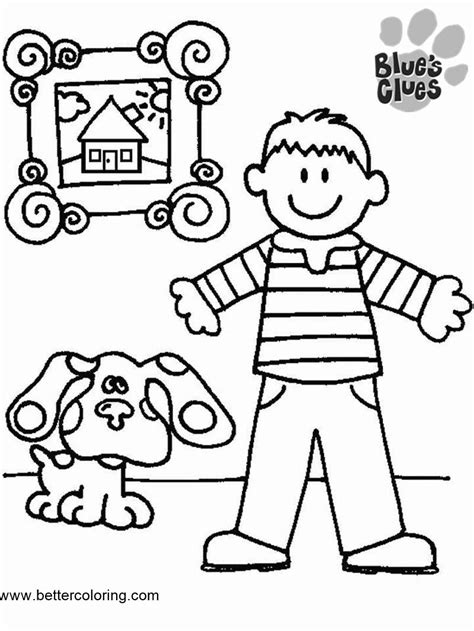 Blues Clues Giant Coloring Pages