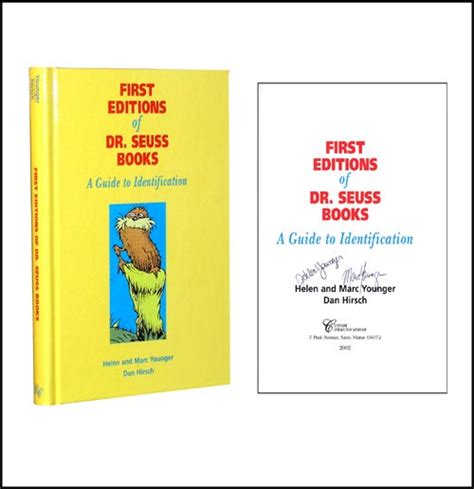 First Editions Of Dr Seuss Books A Guide To Identification Marc