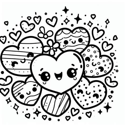 דף גזירה של ציפורי אהבה להדפסה יויו