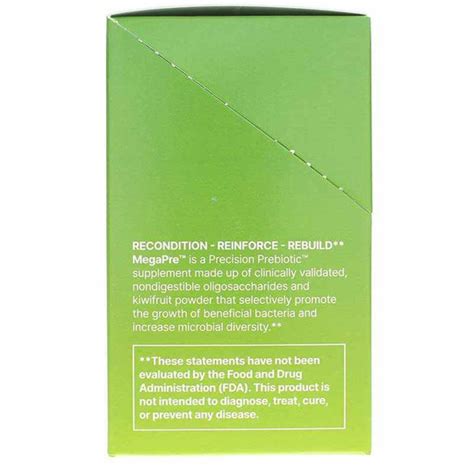 Megapre Precision Prebiotic Stick Packs Microbiome Labs
