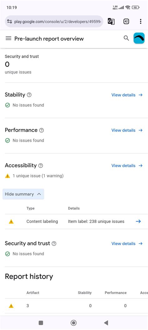 I Got Warning In Play Console For My Game R AndroidClosedTesting
