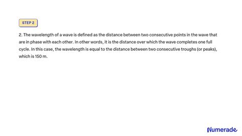 Solved If The Separation Between Two Consecutive Troughs Of A