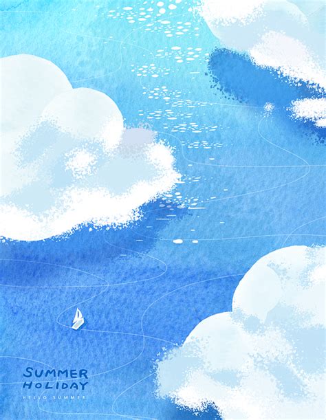 여름 감성 수채화1 유토이미지 상세페이지 베이직샵 일러스트 21545337