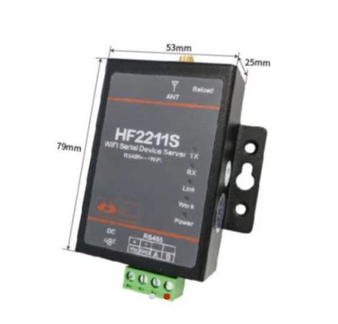 Industrial Modbus Serial RS485 To WiFi Converter Wi Fi Serial Server Hf2211s WiFi Iot Devices