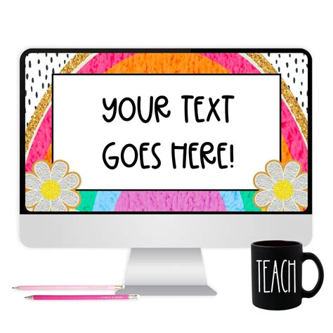 Groovy Classroom Decor Slides Template Etsy