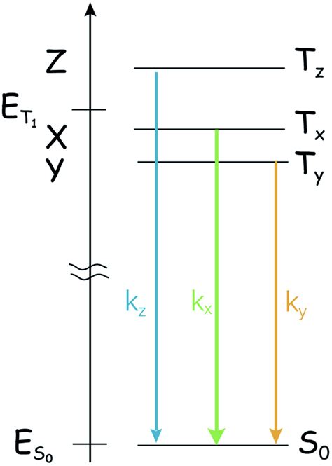 Typical Energy Diagram For A Triplet State T1 Showing The Lifting Of Download Scientific