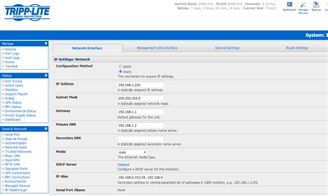 Assigning A Console Server Unique Ip Addresses For Each Serial Port Eaton