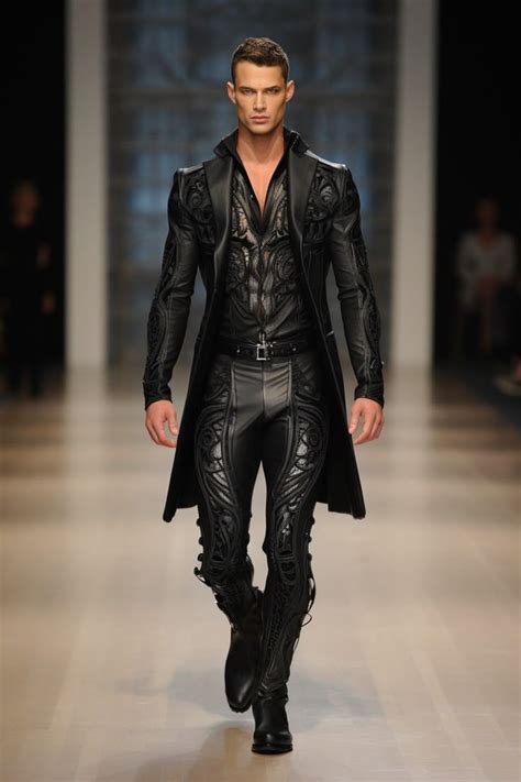 Men Fashion Show Suit Fashion Leather Fashion Mens Fashion